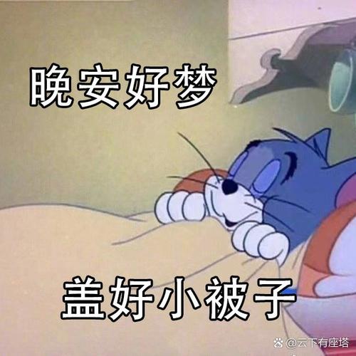 你要去睡觉你和我说晚安了吗表情包