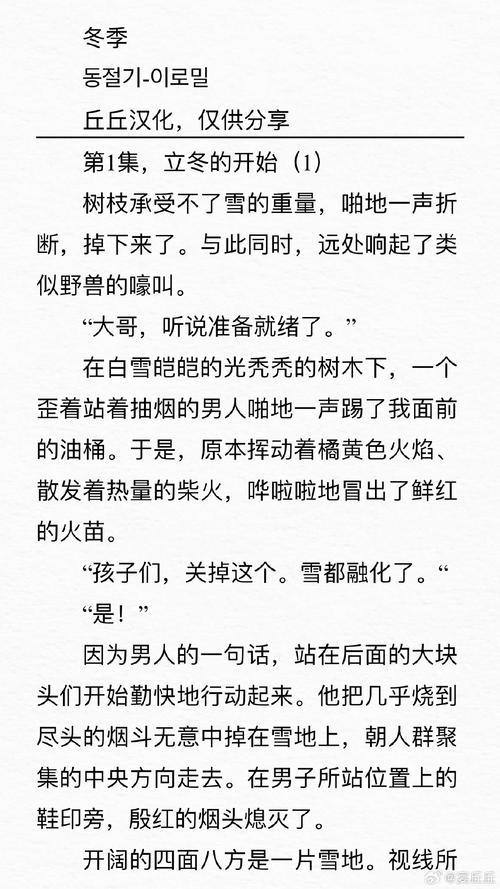 韩文小说