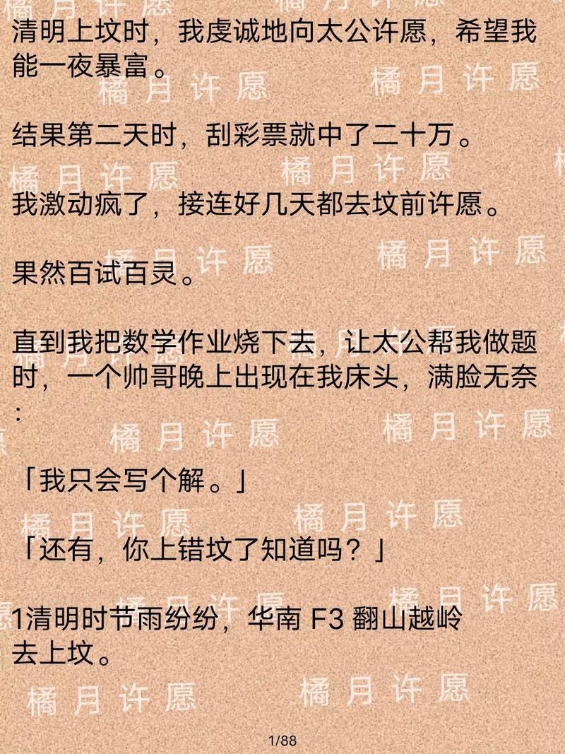 许愿小说v1.9