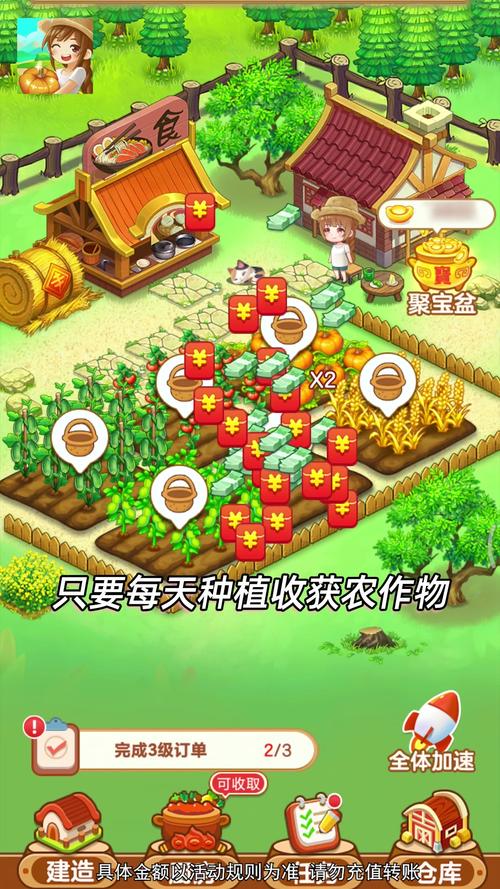 开心小农院赚钱版图标