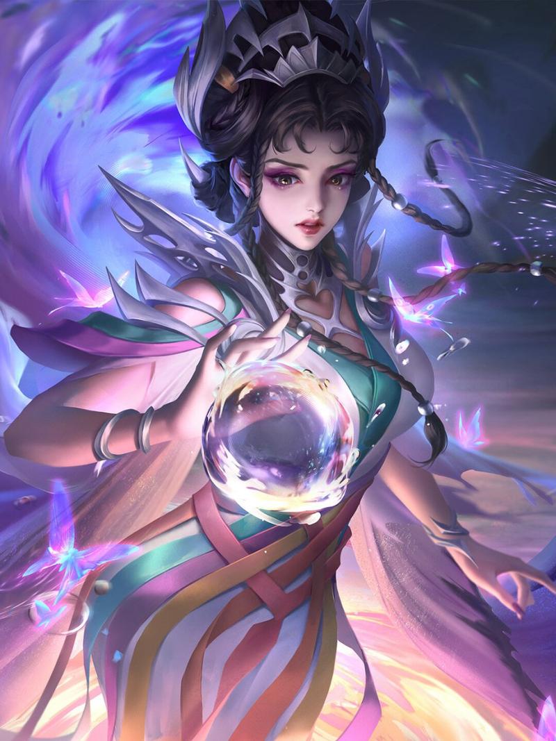 芈月白晶晶皮肤美化包