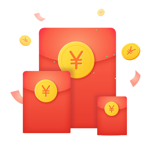 聚财红包图标