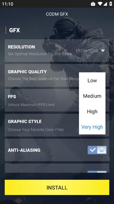 使命召唤GFX画质助手v1.0.0图标