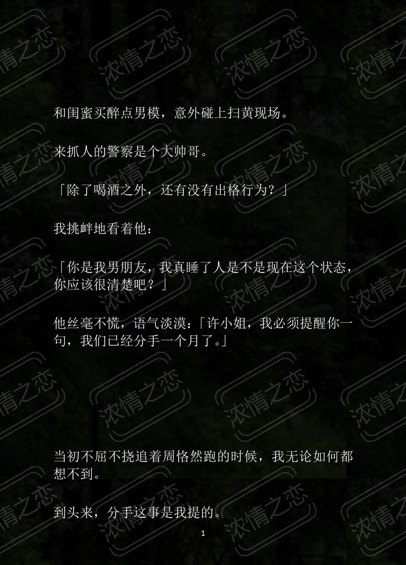 浓情小说