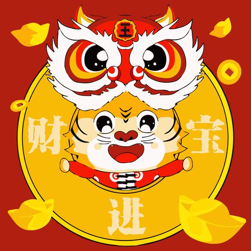 虎虎添财红包版图标