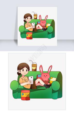 隐居宅女漫画截图