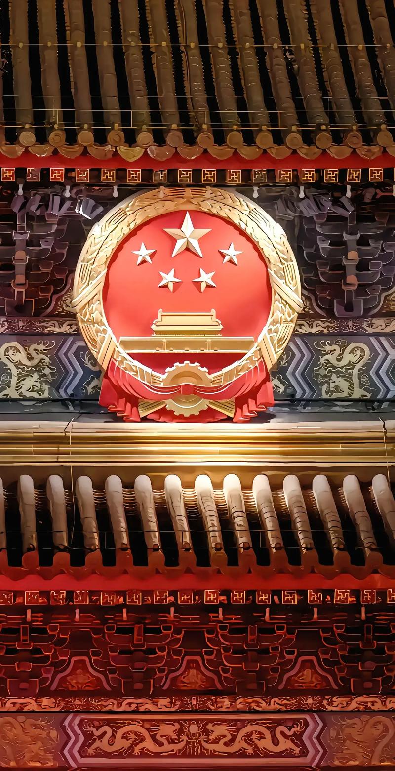 华为国徽息屏显示图片高清大全
