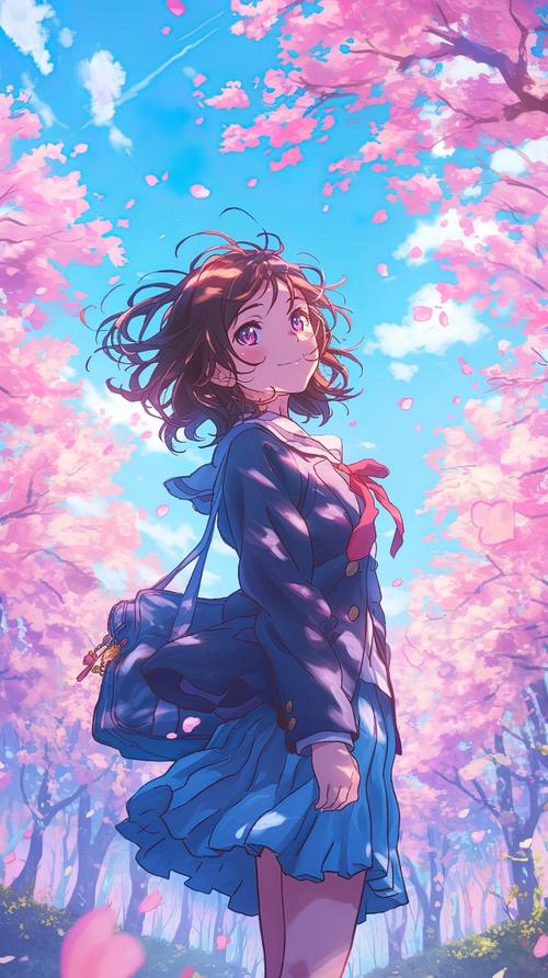 樱花动漫高中女生