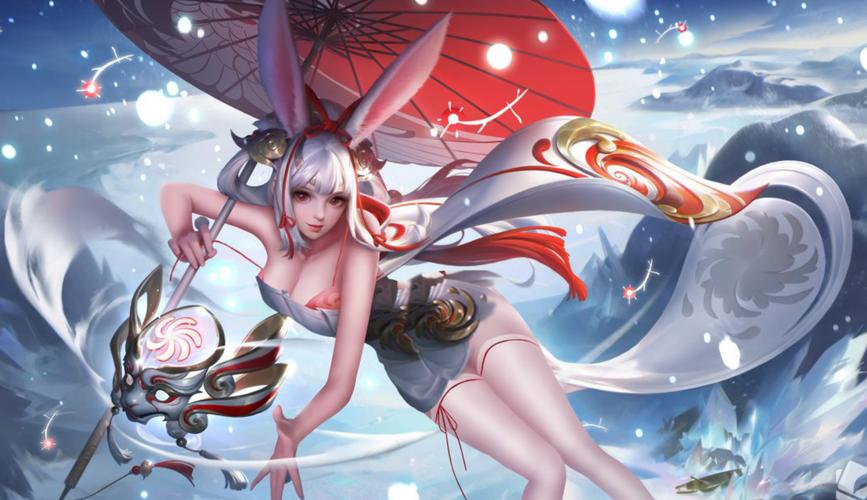 王者荣耀公孙离福利兔子最会尿了图片
