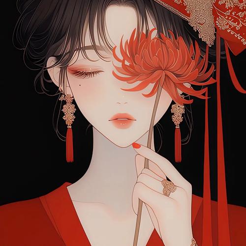 彼岸花闺蜜头像两人成对