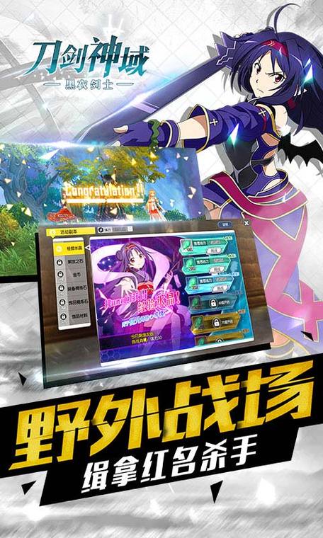 小米版刀剑神域黑衣剑士手游