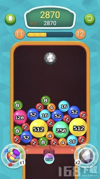 2048泡泡球提现版图标