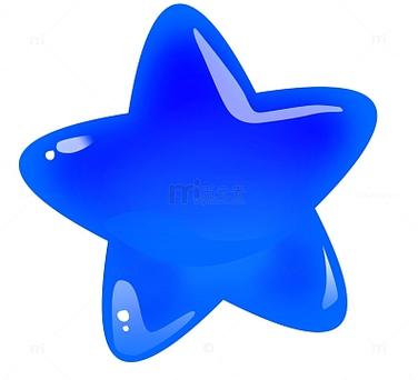 星星动漫蓝色版图标