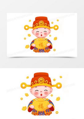 财神小童子分红版图标