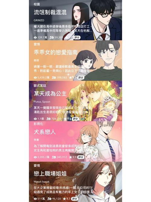 webtoon漫画网中文版