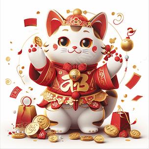 财神猫咪红包版图标