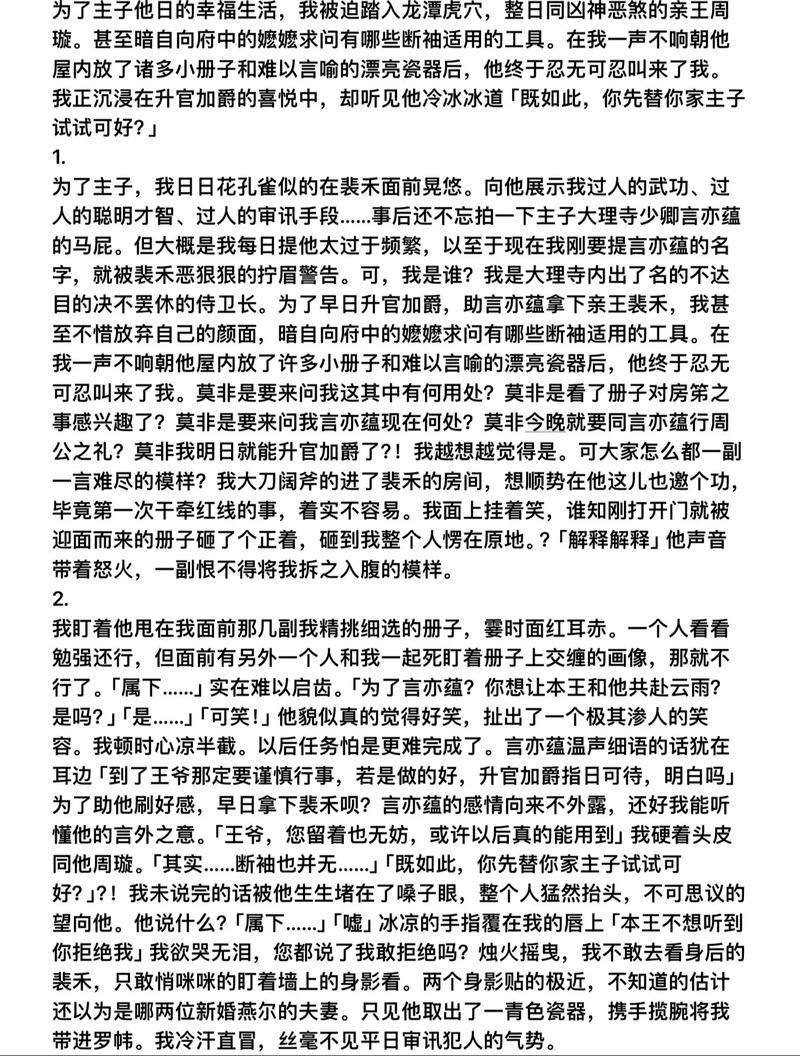 掌旗小说