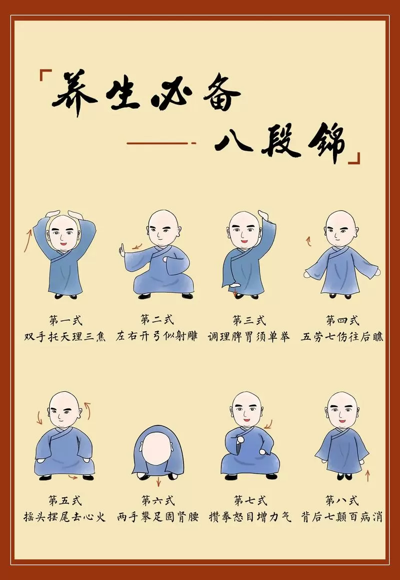 八段锦口令完整版呼吸法图标