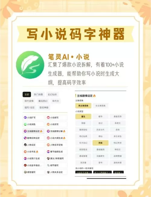 小说情节自动生成图标