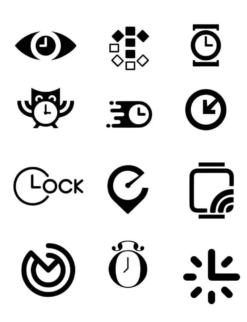 极简 时钟截图