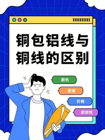 铜包铝线可以与铜线接吗图标