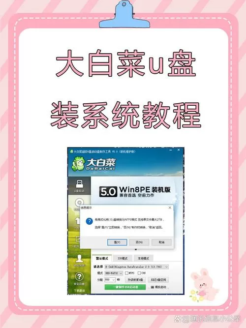 大白菜重装系统教程图标