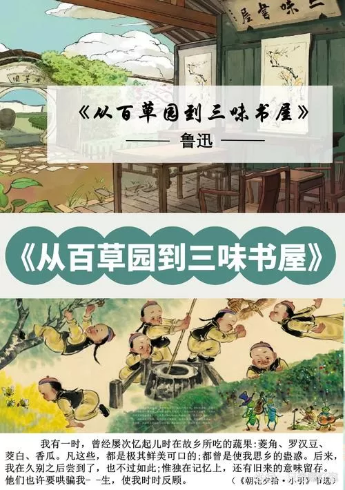 从百草园到三味书屋中我所做的趣事截图