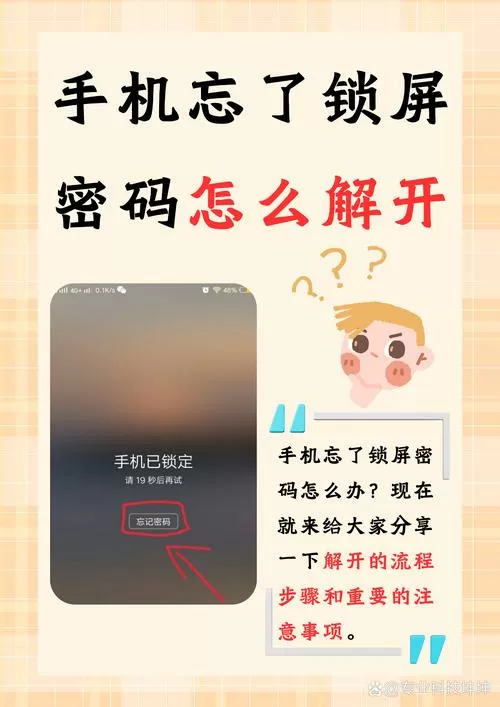 手机旧密码忘记了,怎么设置新密码图标