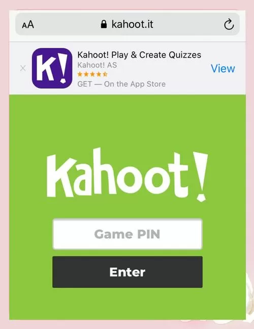 kahoot怎么登录截图
