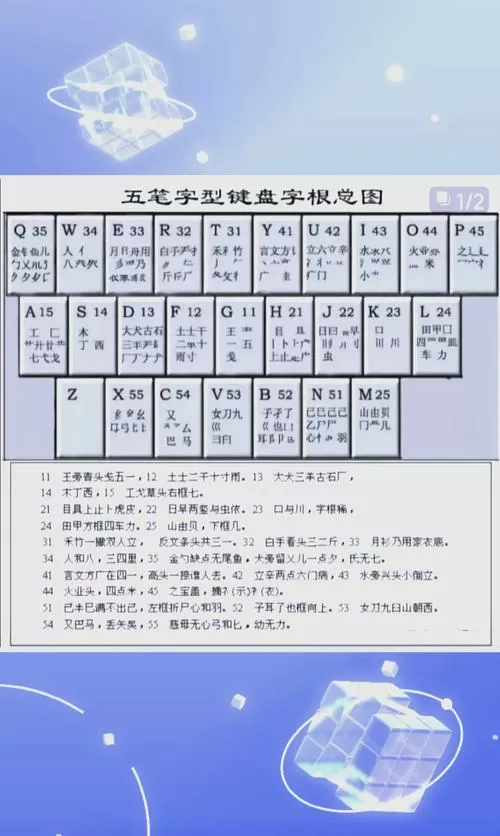 数字五笔输入法教程图片大全