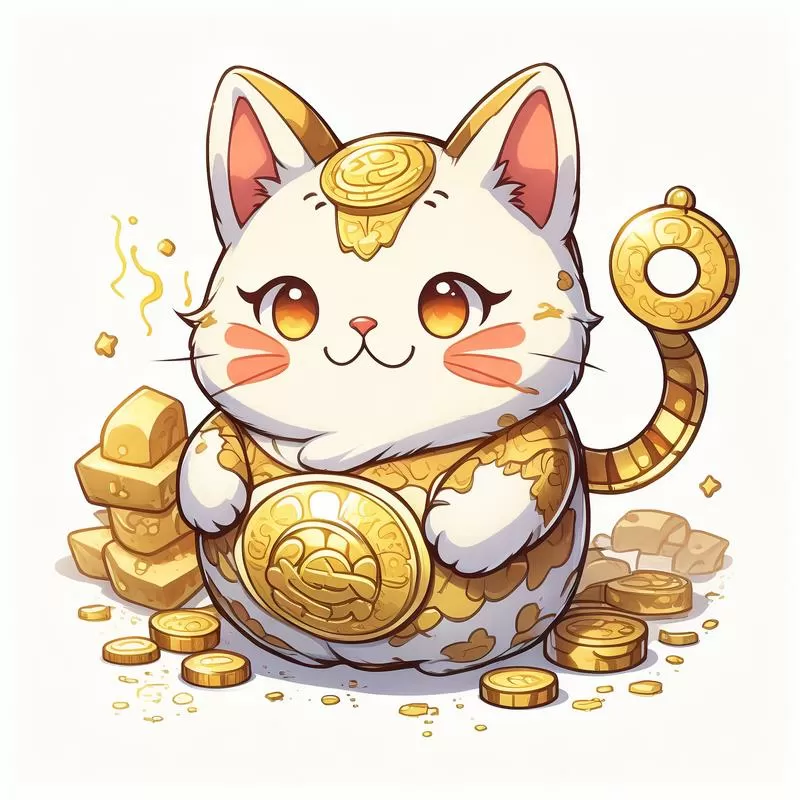 聚宝盆招财猫游戏图标