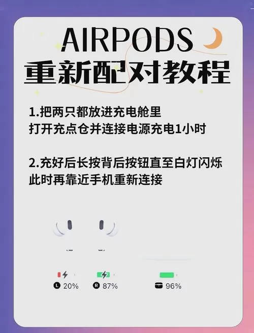 苹果耳机怎么重新配对