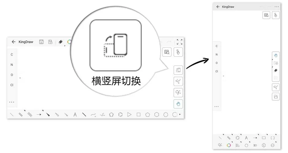 ipad切换横竖屏截图