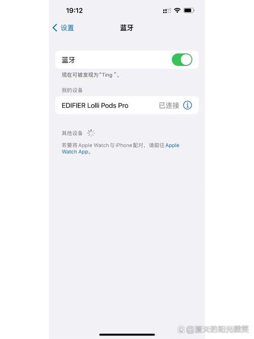 苹果蓝牙已连接但声音外放图标