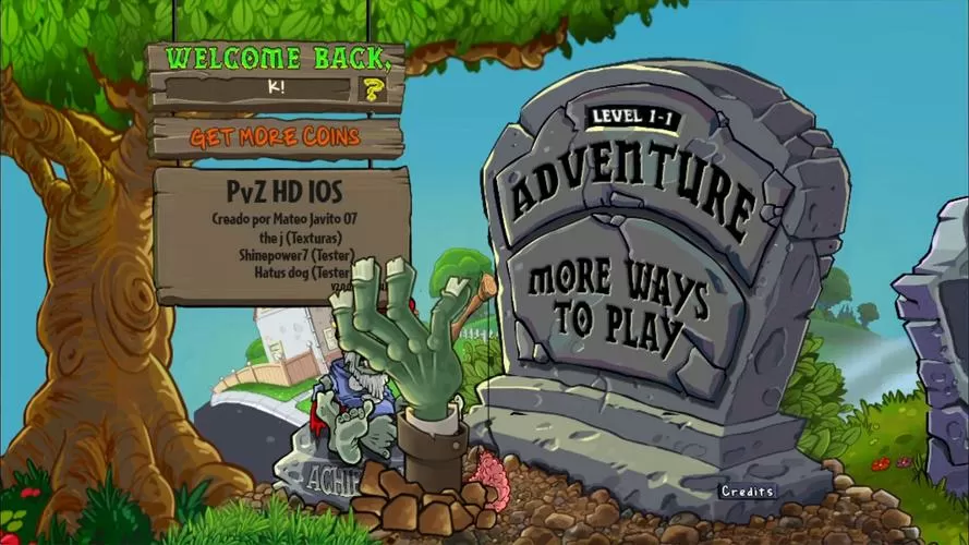 pvz原版中文版下内置菜单截图
