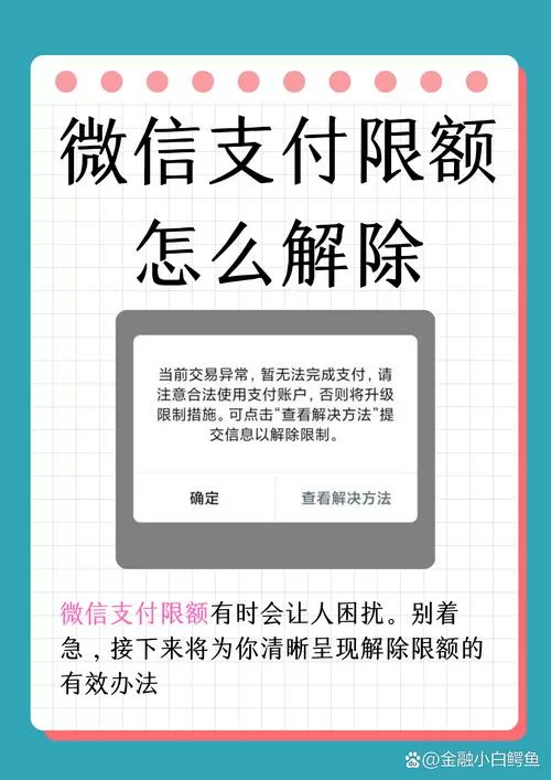 微信扫码支付次数上限怎么解除图标