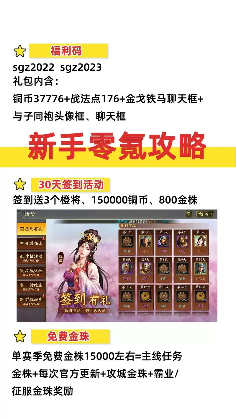 三国志侵略版兑换码大全2023