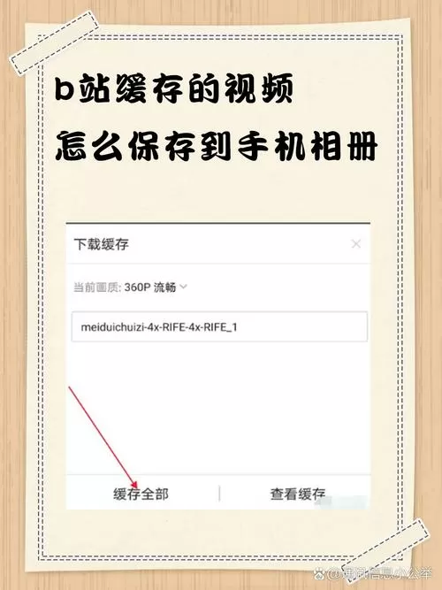 bilibili缓存的视频怎么保存到手机图标