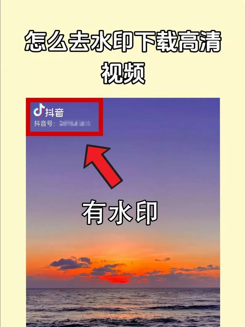 怎么下载别人的视频没有水印截图