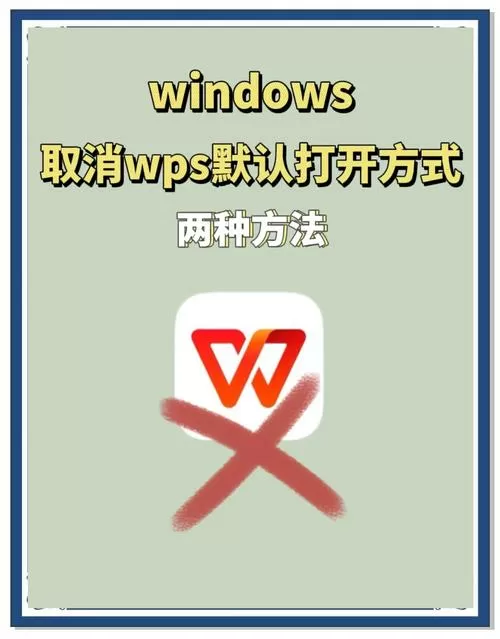 电脑怎样设置wps为默认打开方式截图