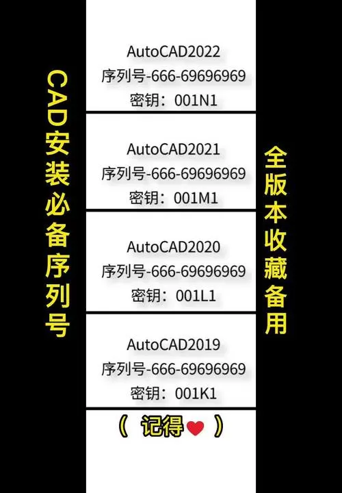 CAD2014版激活码16组图标