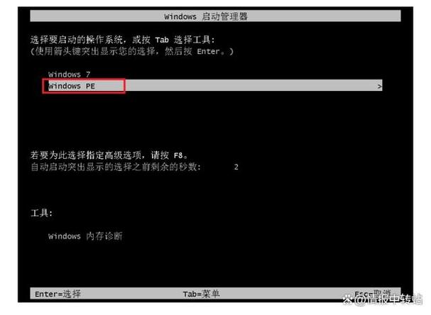 pe下windows安装器详解图标