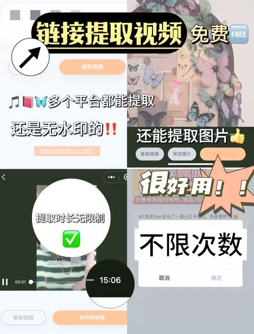 一键提取无水印视频网页图标