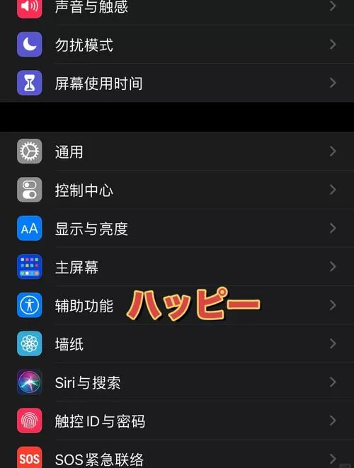 ios双击唤醒屏幕
