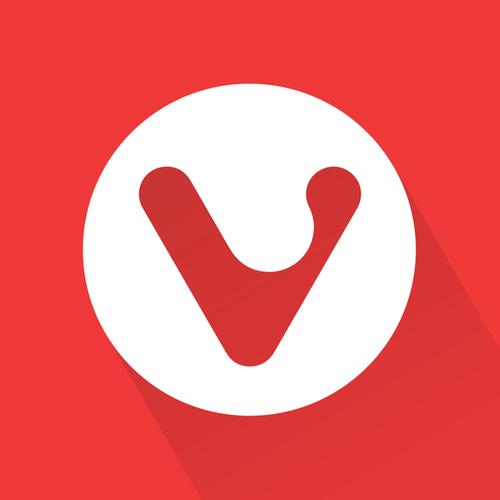 红色圆圈logo的浏览器手机版截图