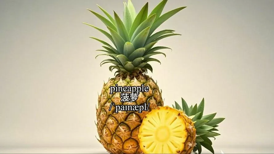 菠萝,英语截图