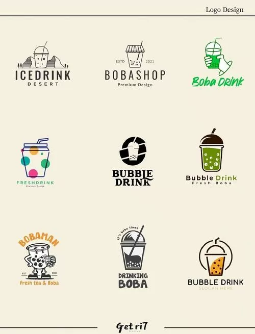 饮品店菜单截图