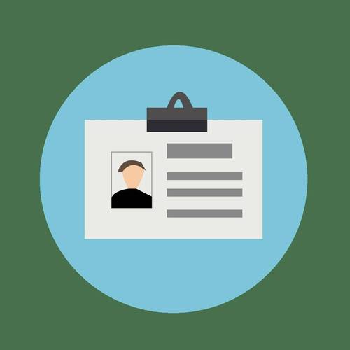 个人身份信息调查网图标