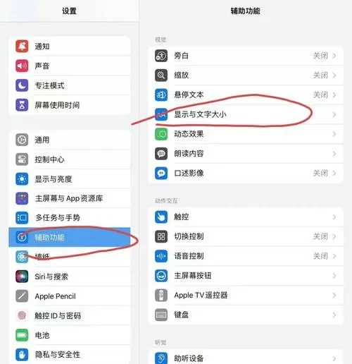ipad图标在哪里调?截图