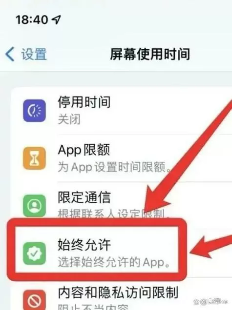 苹果如何设置白名单图标